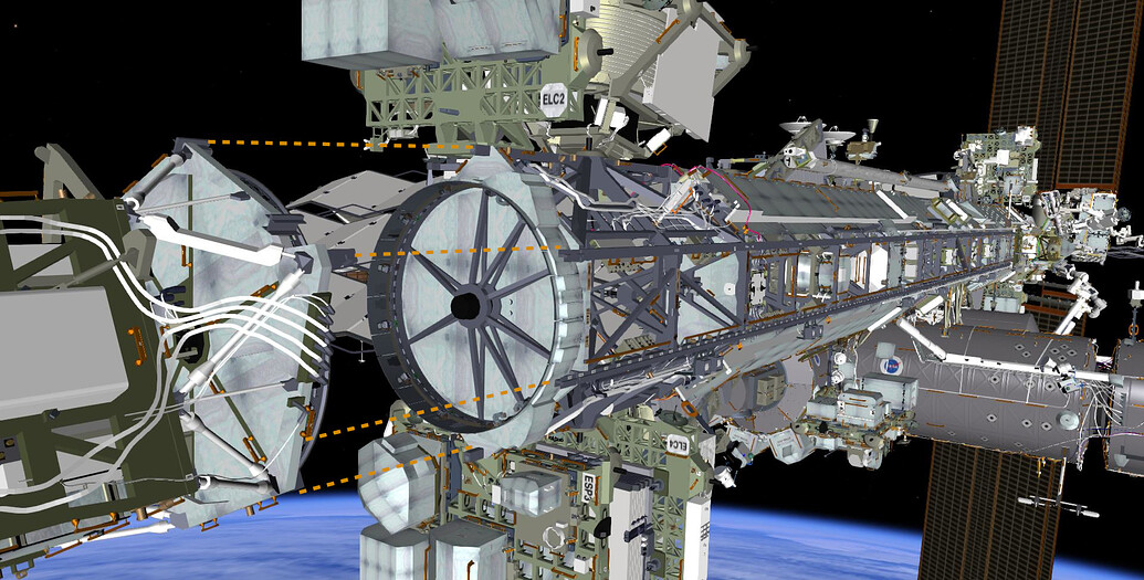 Solar Alpha Rotary Joint - (SARJ) I giunti che permettono la rotazione ...